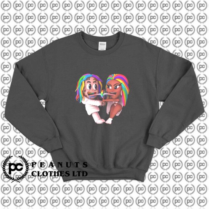 Get Buy Tekashi 6ix9ine Nicki Minaj Gooba Sweatshirt Custom Get Buy Tekashi 6ix9ine Nicki Minaj Gooba Sweatshirt Custom